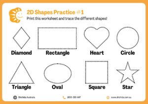 2D Shapes Worksheets - Free Early Geometry Practice