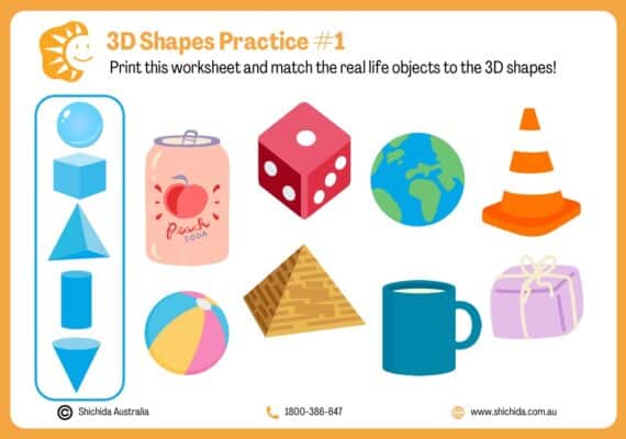 3D Shapes Worksheets - Fun & Free Printables For Kids